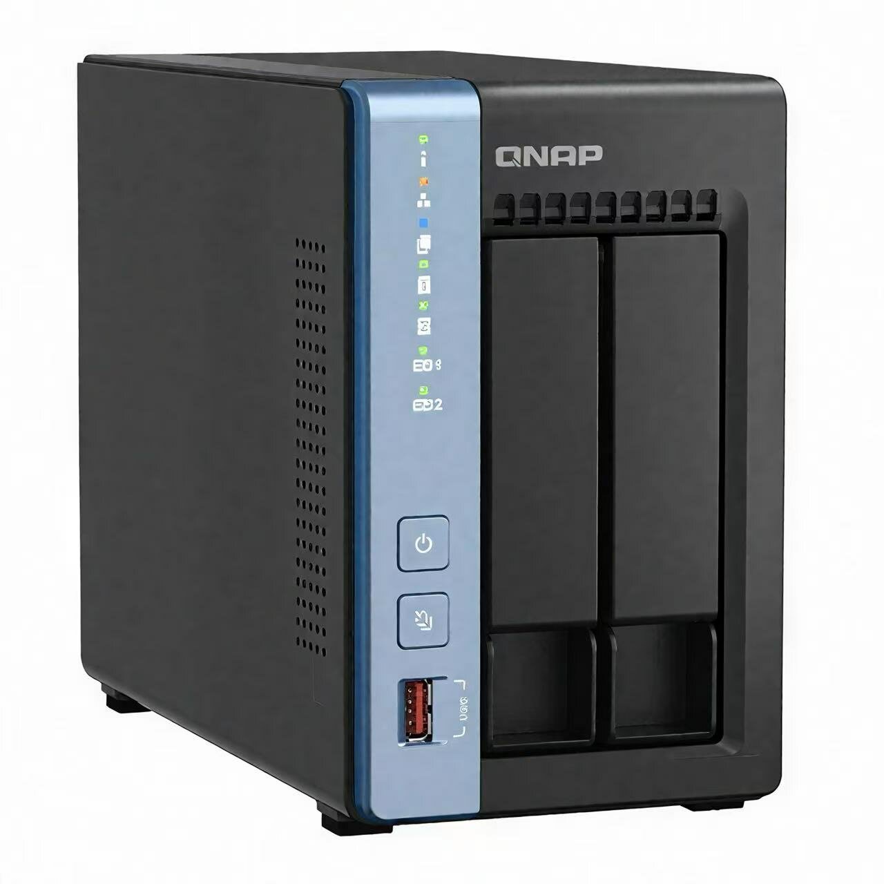 Сетевое хранилище NAS QNAP TS-264C-8G (2 отсека, 8 ГБ ОЗУ), персональное частное облако