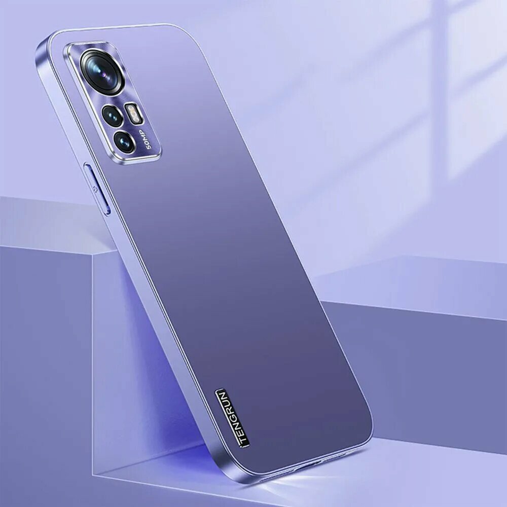 Тонкий чехол на Xiaomi 12/12X /12S, металлический объектив защищает ультратонкий чехол для Ксиоми 12S/12X/12