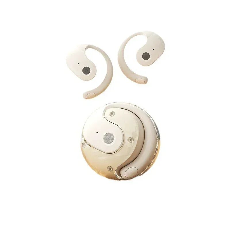 Беспроводные наушники BY01 Bluetooth 5.2 TWS шумоподавление Бежевый, khaki