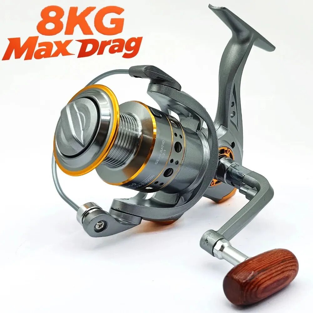 Катушка спиннинговая, 5000, 8KG Max Drag