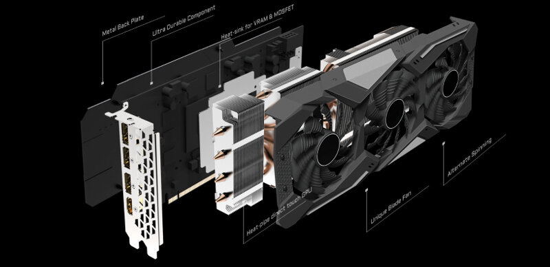 Видеокарта Gigabyte AMD Radeon RX 5700 GAMING OC 8Gb GDDR6 256 bit
