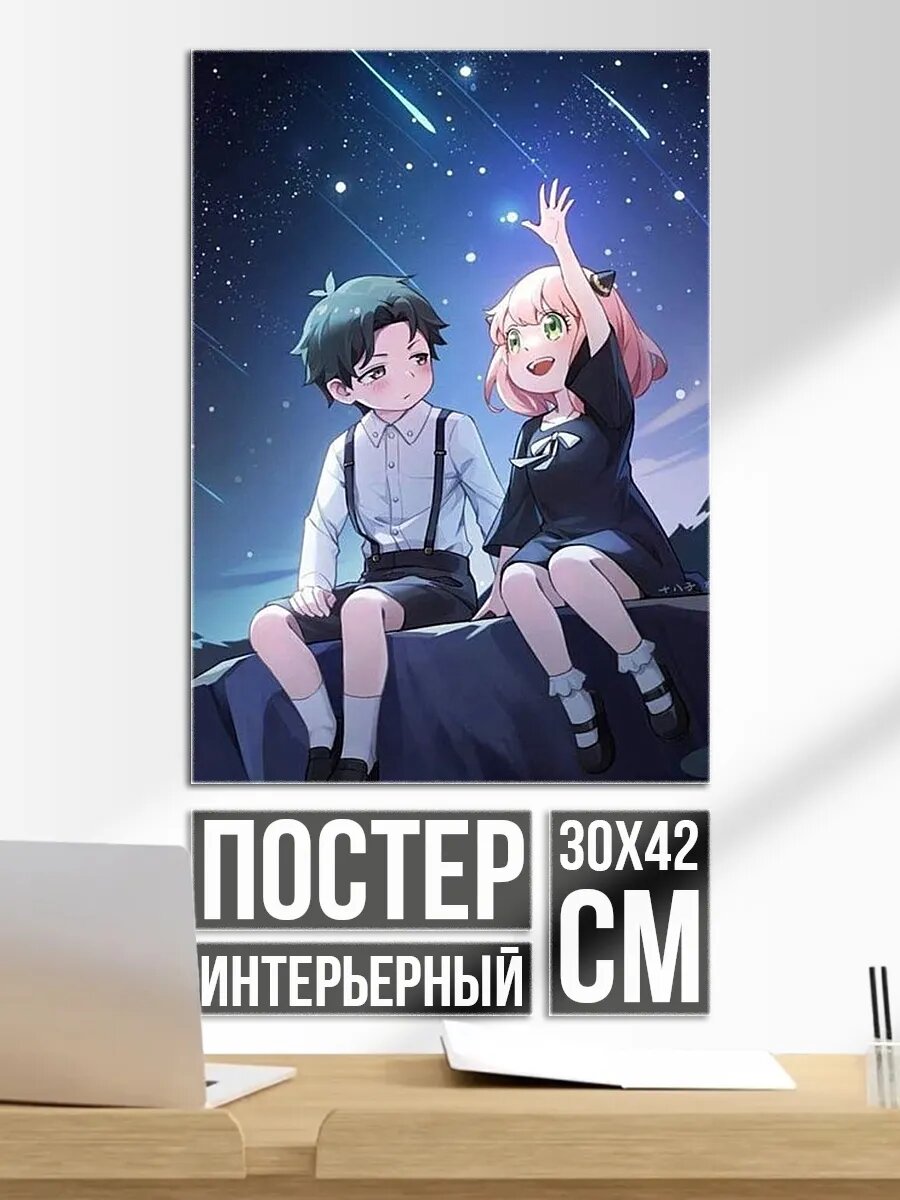 Плакат постер Семья шпионов Аня