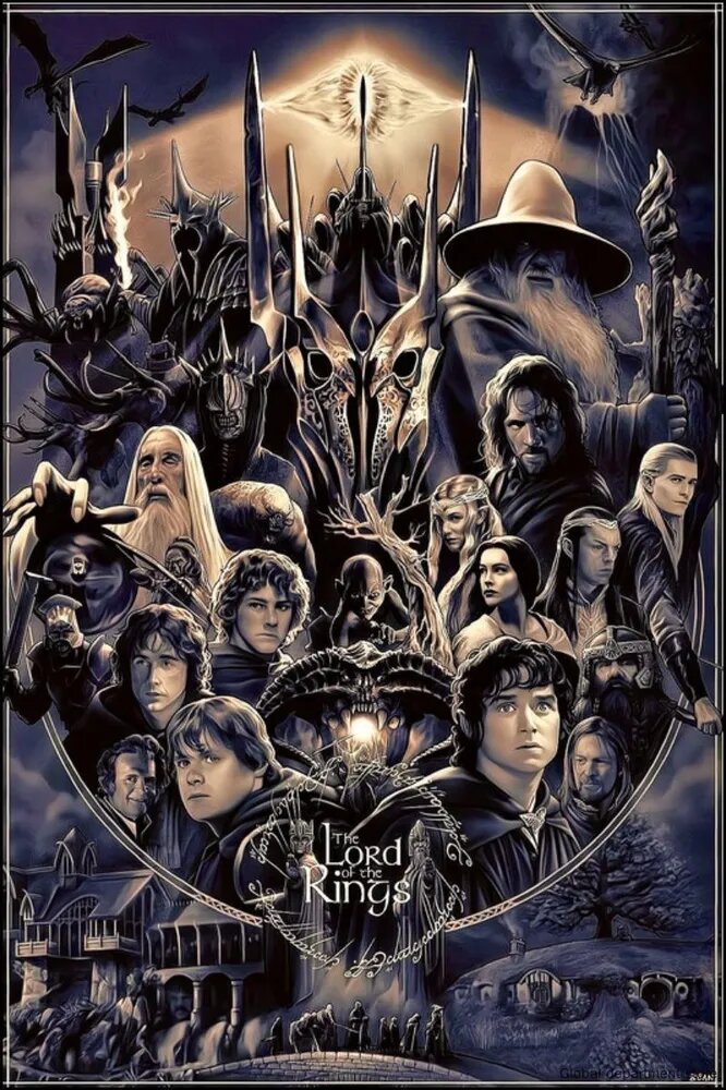 Головоломка 1000 деталей для взрослых, кино Властелин колец/Lord of the Rings, сложная головоломка, Деревянные пазлы, Рождественский подарок, идеальный выбор для развлечений в помещении 50x75cm