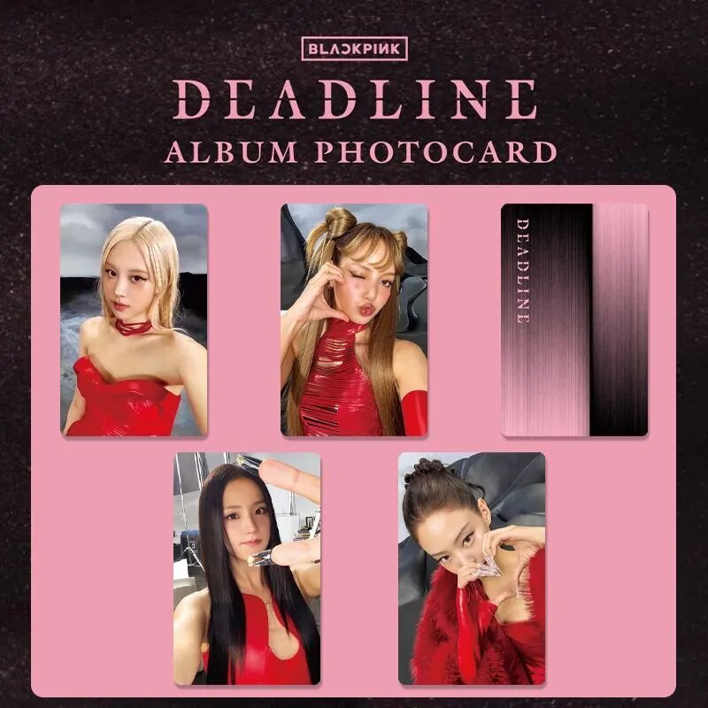 Карточки BLACKPINK альбом карты LISA ROSE JISOO jennie Коллекционная карточка 54 * 86 мм 4 шт
