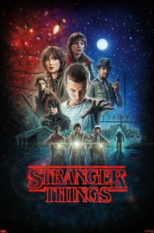 Головоломка 1000 деталей для взрослых, Stranger Things, странные вещи, сложная головоломка, Деревянные пазлы, Рождественский подарок, идеальный выбор для развлечений в помещении 50x75cm