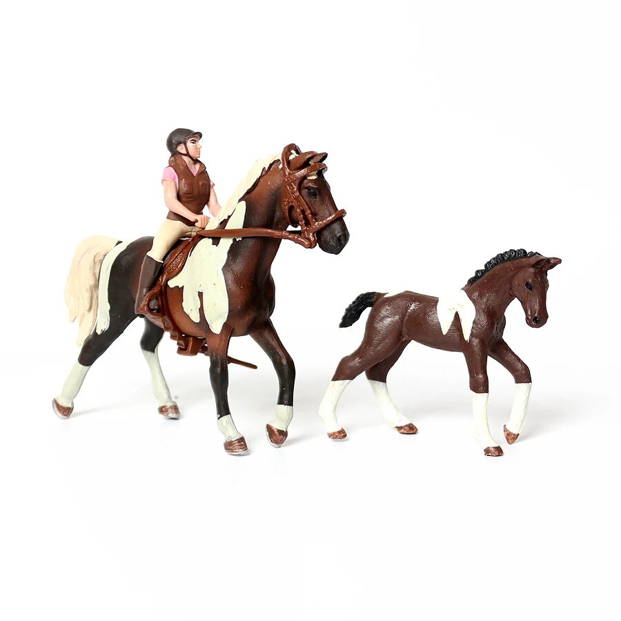 UTOMY Лошадь и жеребенок фигурки Trakehner Horse Set