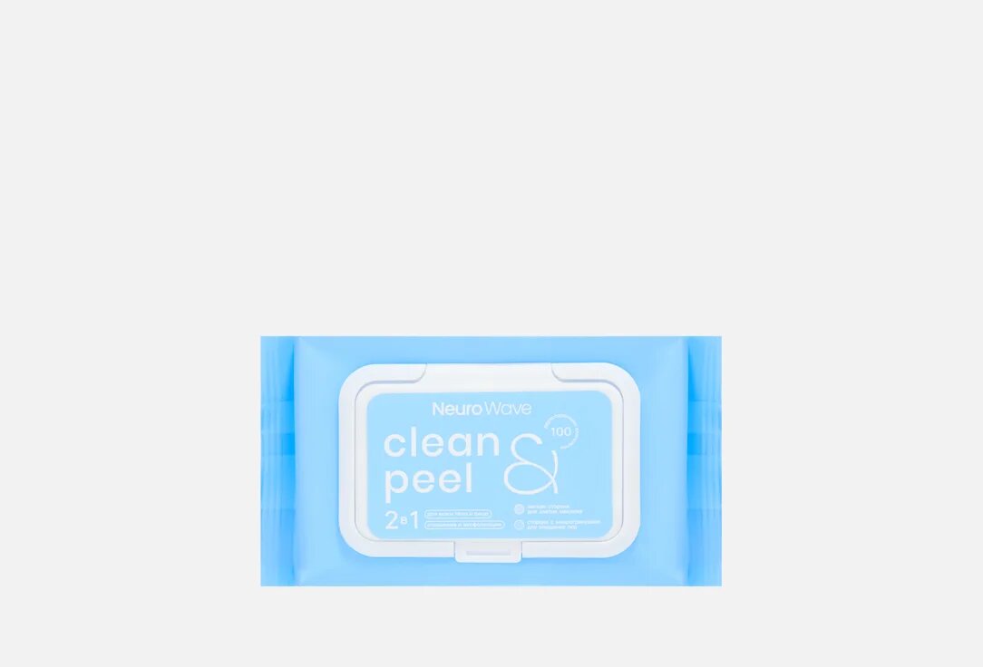 NeuroWave Clean&Peel Влажные салфетки 100 шт