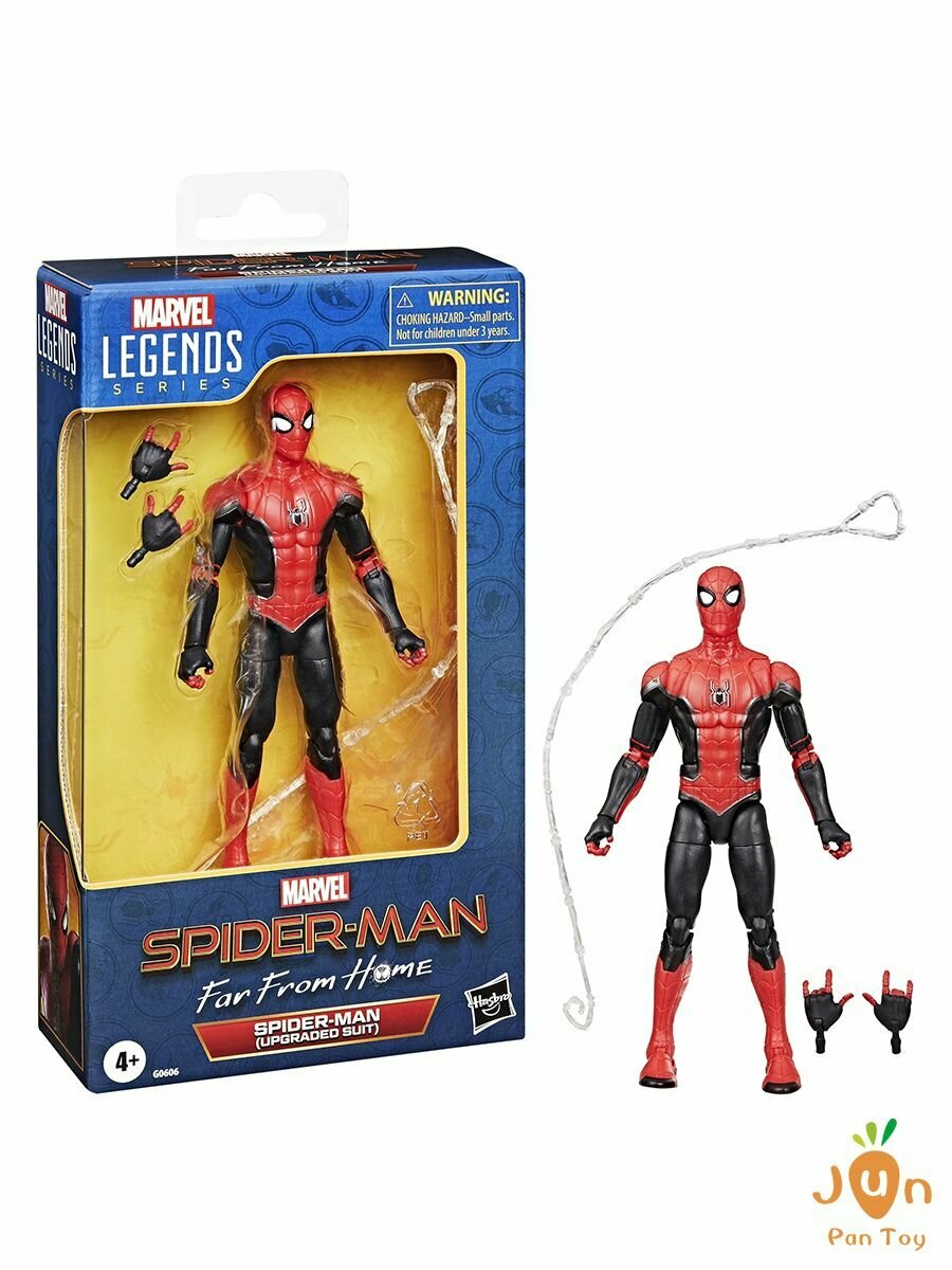 Марвел, Человек-паук Marvel Legends Series Spider-Man / 6-дюймовая приключенческая кукла-герой-паук с более чем 20 подвижными суставами - это игрушка-сюрприз для детей