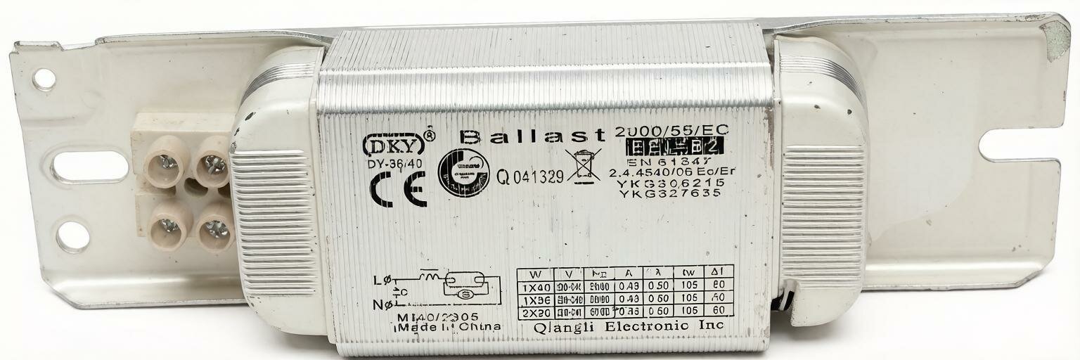 Дроссель AIRHOT для инсектицидных ламп IK-40W, IKE-40W, 155х45х30 мм