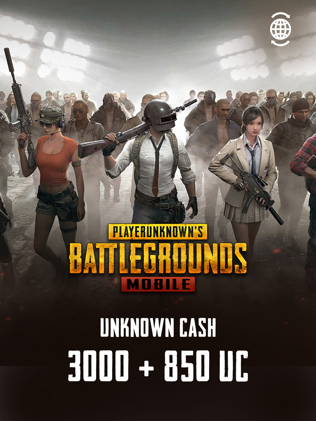 Игровая валюта PUBG Mobile 3000 + 850 UC [Цифровая версия]
