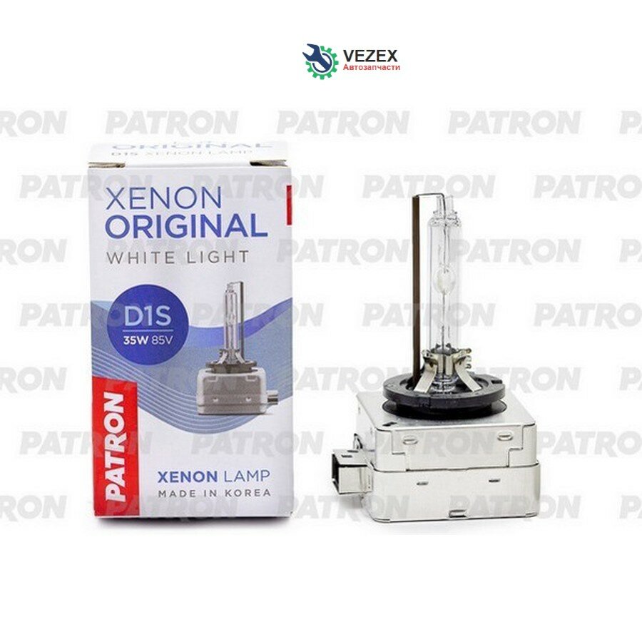 PATRON PLX-D1S4300 Лампа газоразрядная D1S 85V 35W PK32d-2 4300K