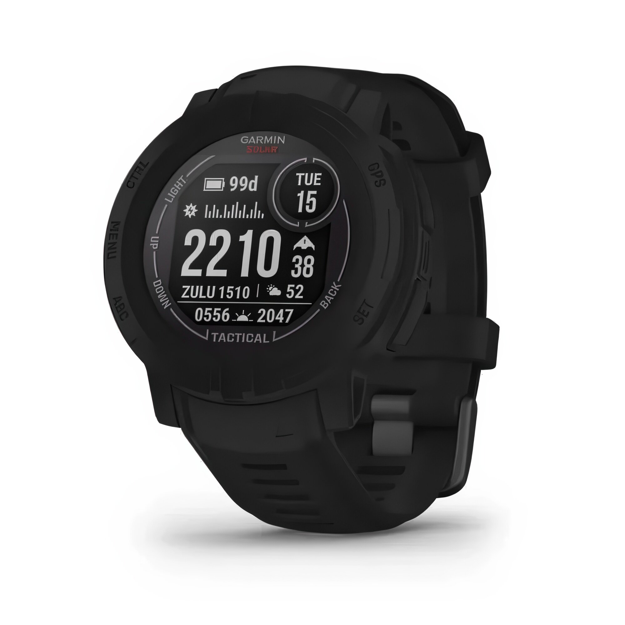 Умные спортивные часы Garmin Instinct 2 Solar Tactical Edition Black