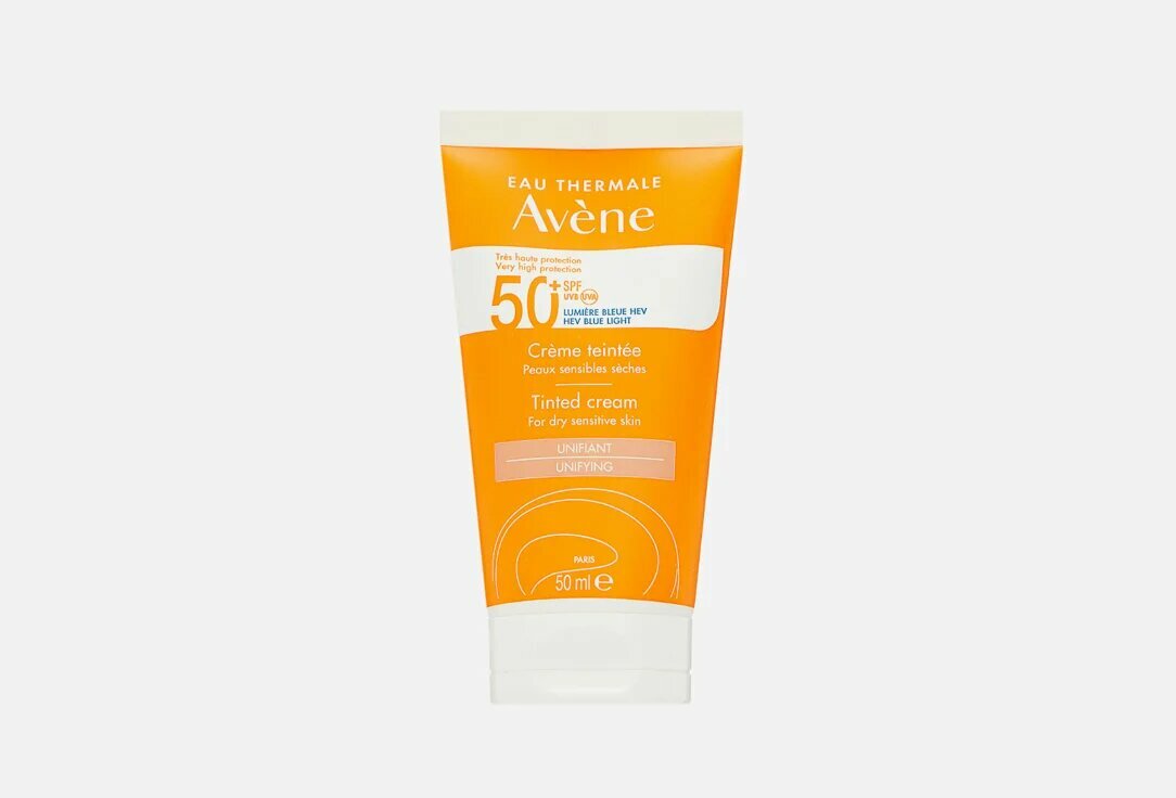EAU THERMALE AVENE SUN Крем солнцезащитный тонирующий SPF 50+ 50мл Sun