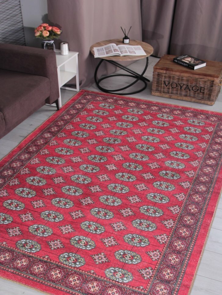 Ковер AB850A - RED - Прямоугольник - коллекция LAVIN (1.6 х 2.3 м)