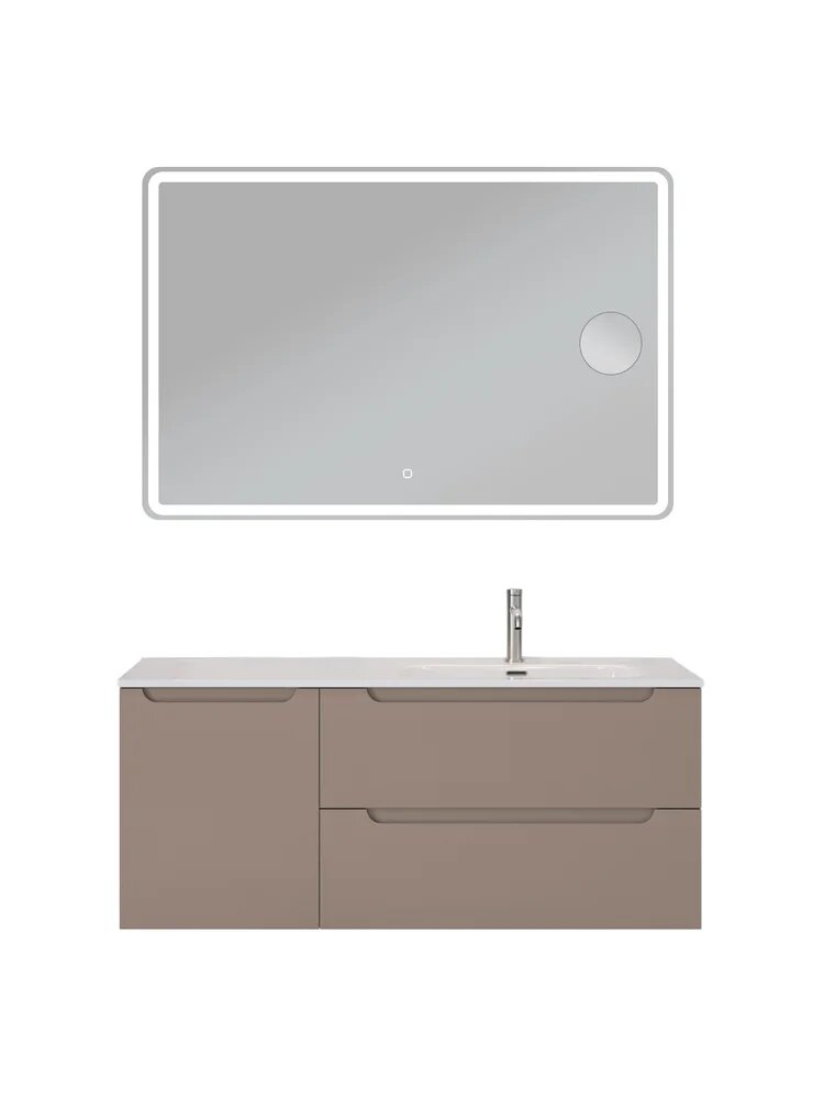 Мебель для ванной комнаты BelBagno Этна (Etna) 120 R бежевая матовая