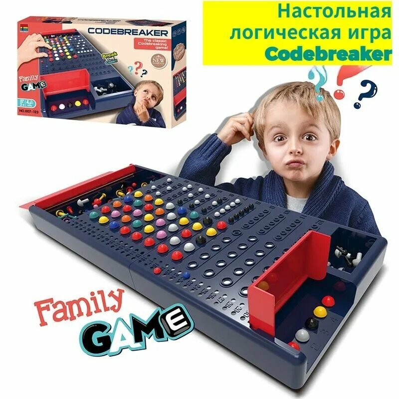 Настольная логическая игра, расшифровка цветов, семейная игра для 2 человек