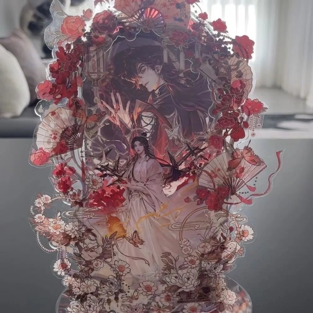 Аниме Тянь Гуань Си фу Фигурка стенд Китайская классическая скульптура Tian Guan Ci Fu