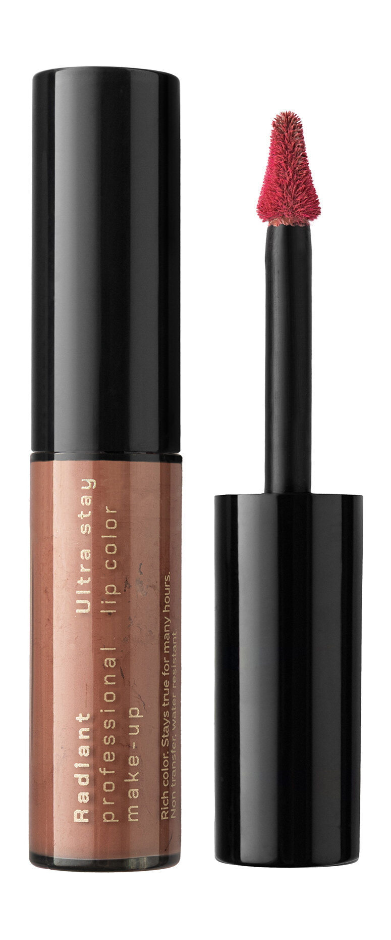 RADIANT PROFESSIONAL MAKE-UP Помада для губ Ultra Stay Lip Color жидкая стойкая, 6 мл, 2 Брауни