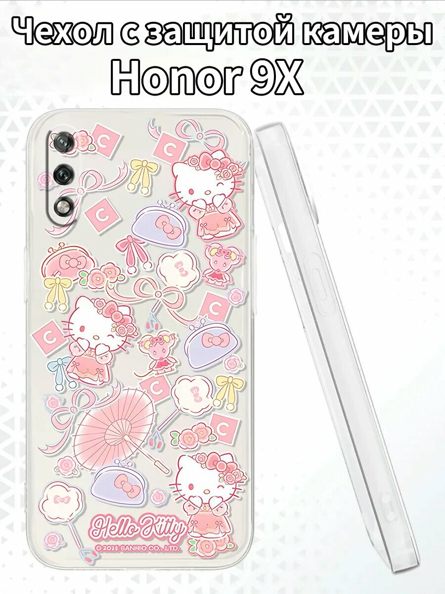 Чехол для Honor9Xс изображением Хелло Китти