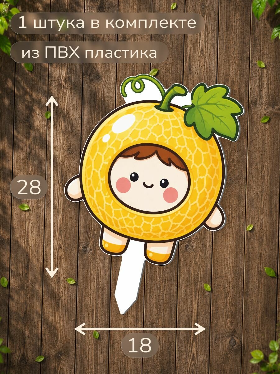 Фигурки для сада Дыня — фото 1
