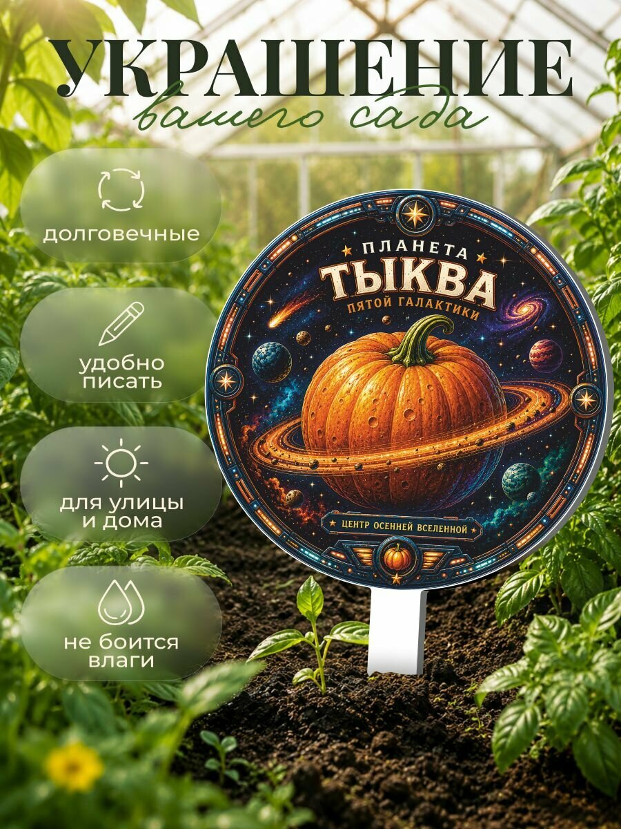 Фигурки для сада Тыква - Овощ — фото 1