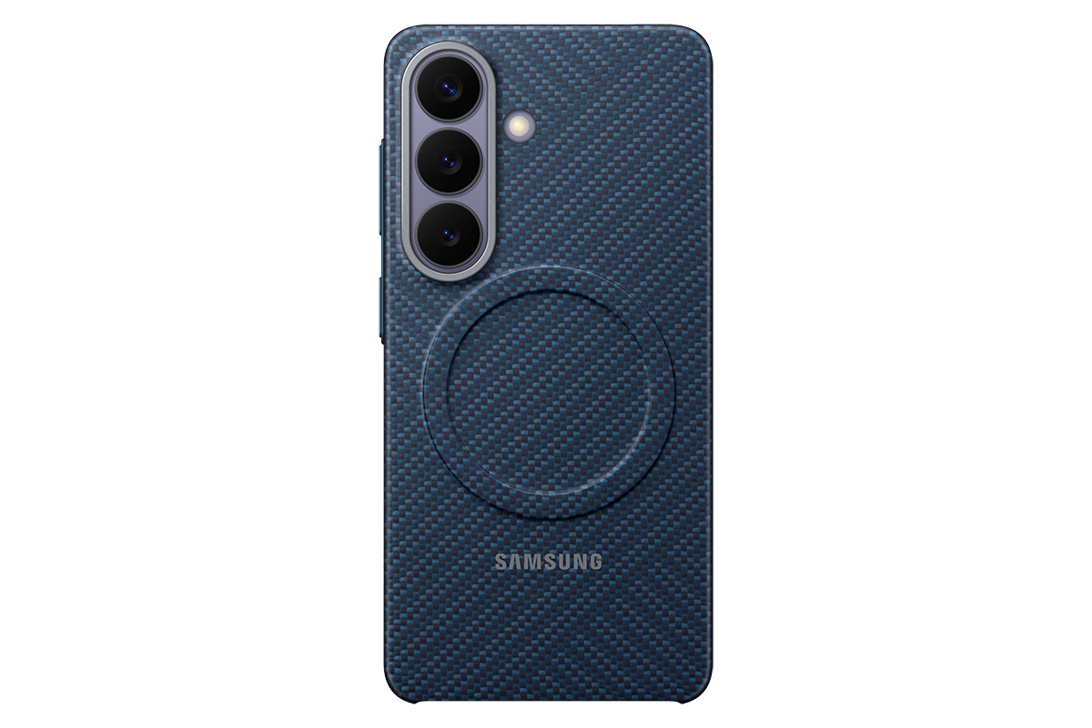 Чехол-накладка Carbon Magnet Case S26, сине-фиолетовый