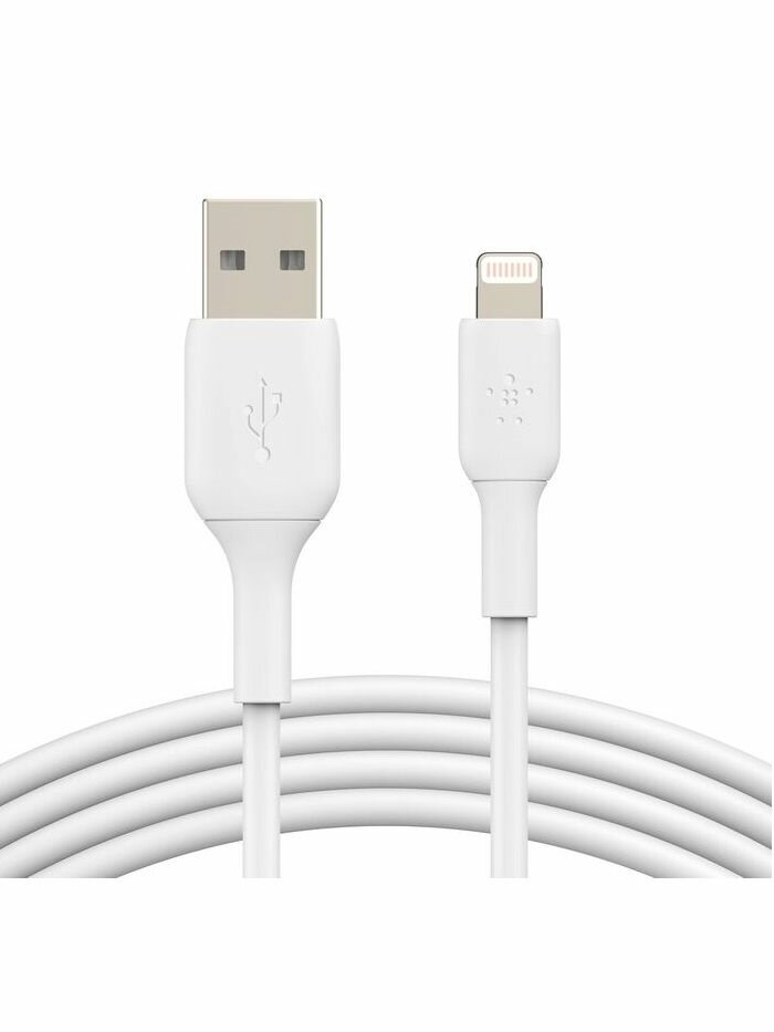 Кабель Belkin BoostCharge USB-A to Lightning Cable. Длина: 3м. Цвет: белый