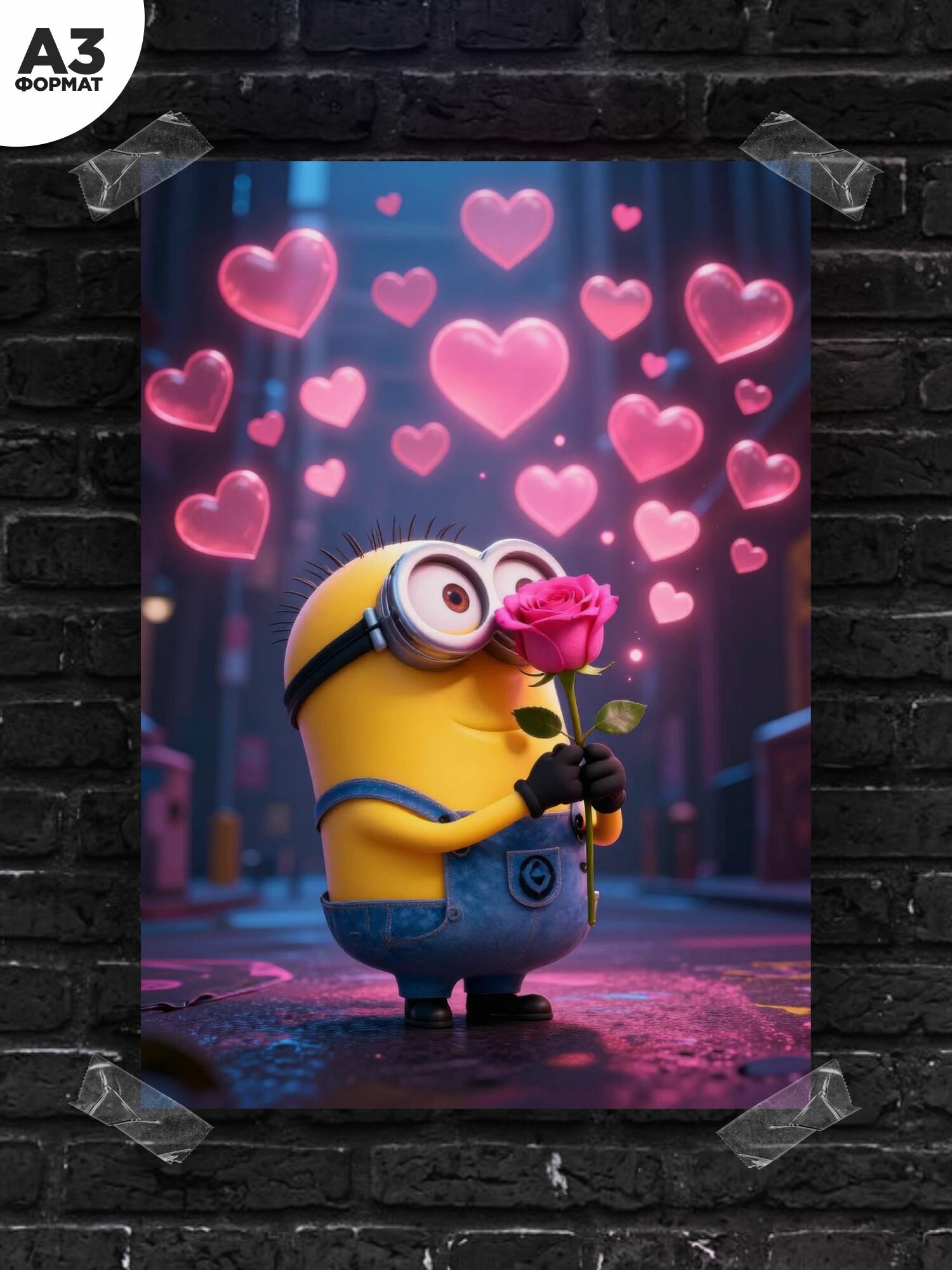 Постер на стену Миньоны, Minions