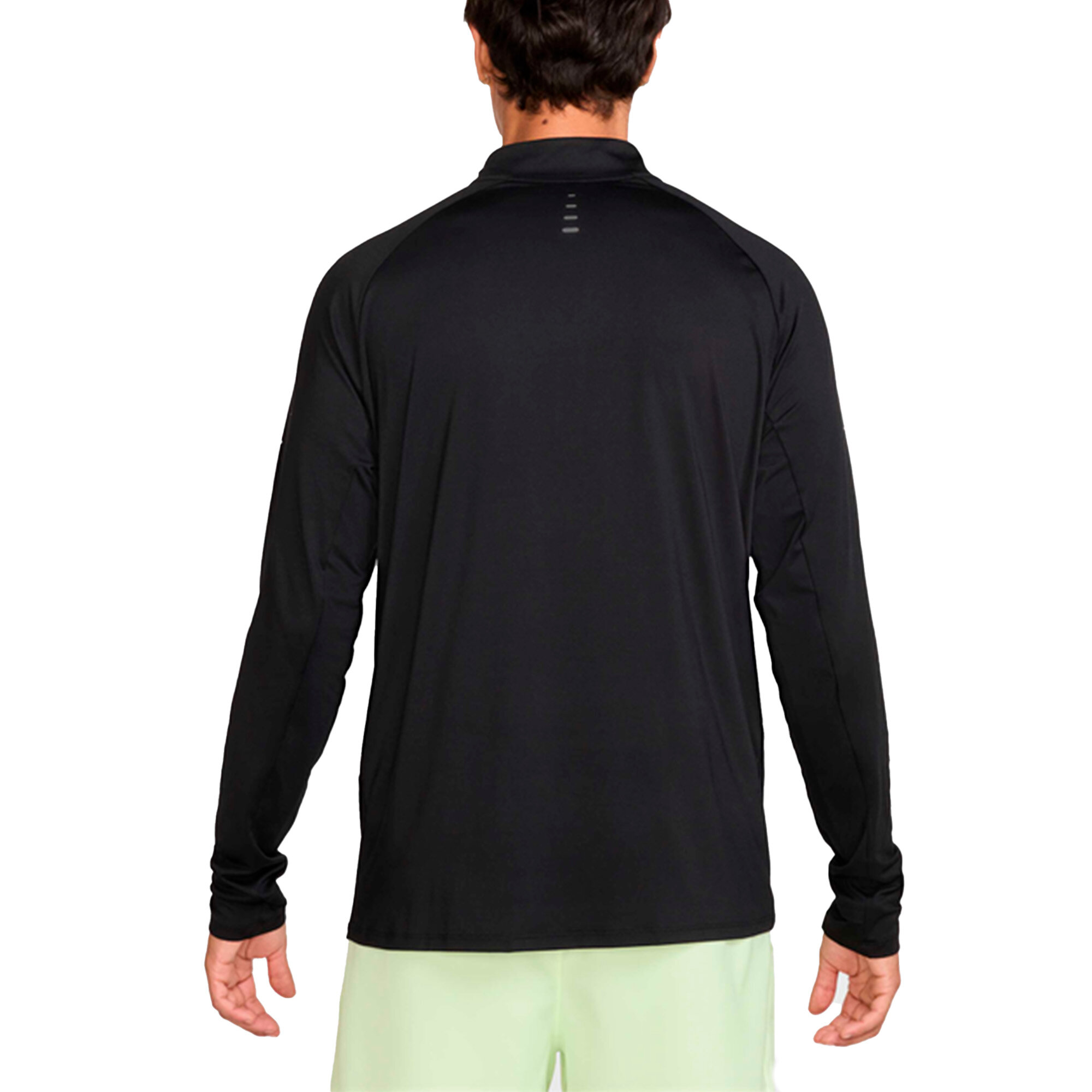 Лонгслив спортивный NIKE M NK DF STRIDE HZ MIDLAYER, размер 2XL, , черный — фото 1
