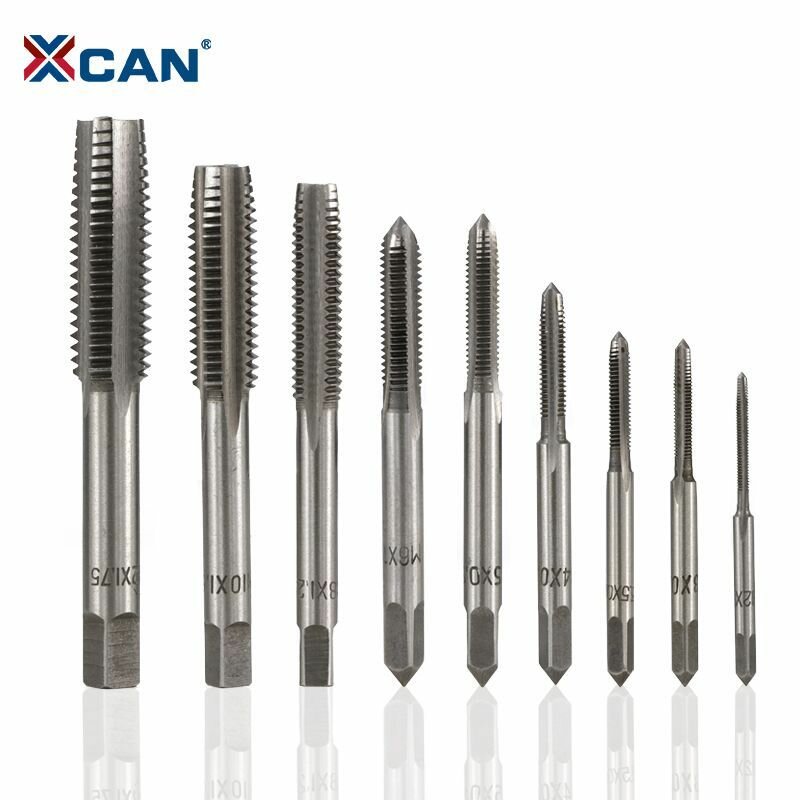 Метчики ручные XCAN M6х1 мм, 2 шт.