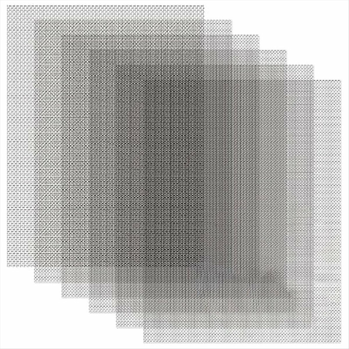 6 шт проволочная сетка 30X21 см, из нержавеющей стали 20, экран ржавой металлической сетки для проектов DIY, вентиляцион