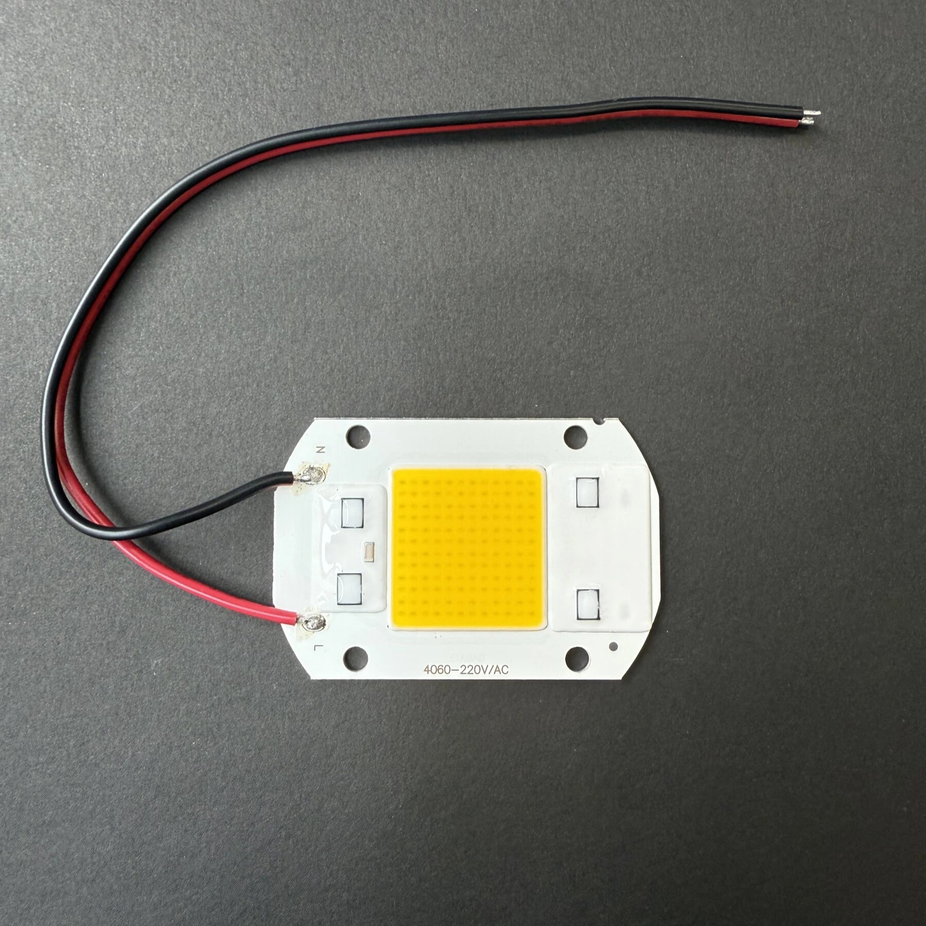 Светодиодная лампа COB, бусина 20 Вт, 30 Вт, 50 Вт переменного тока, 220 Белый, 220V 20W WarmWhite B