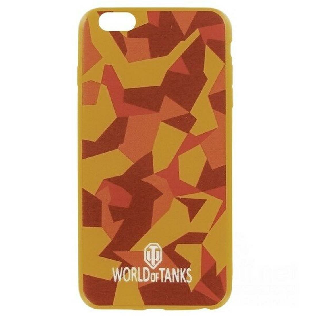 Накладка на Iphone 6/6S Plus POLYGONAL MILITARY COLOUR, с рисунком, силикон