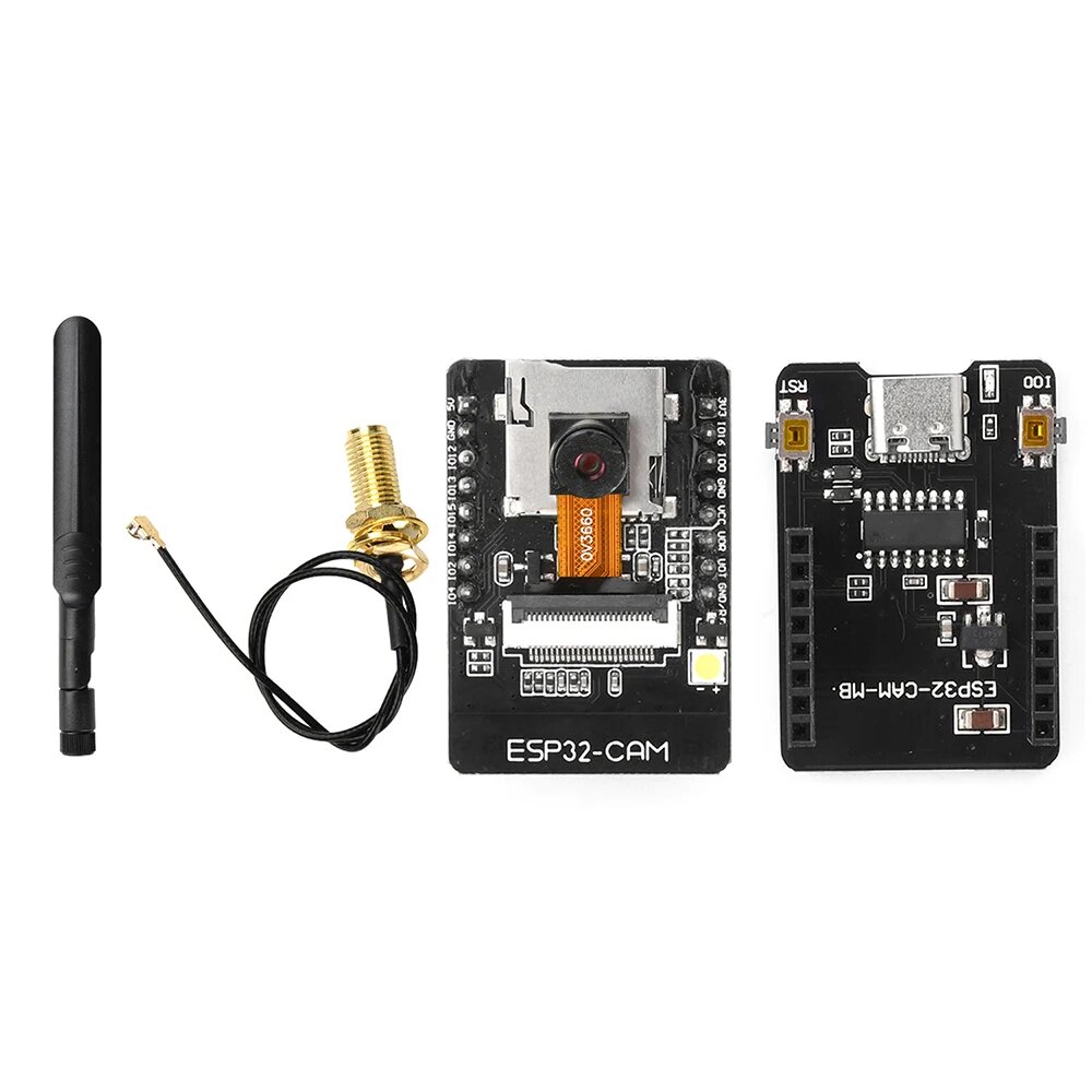 ESP32-CAM WiFi модуль с камерой OV3660, Type-C