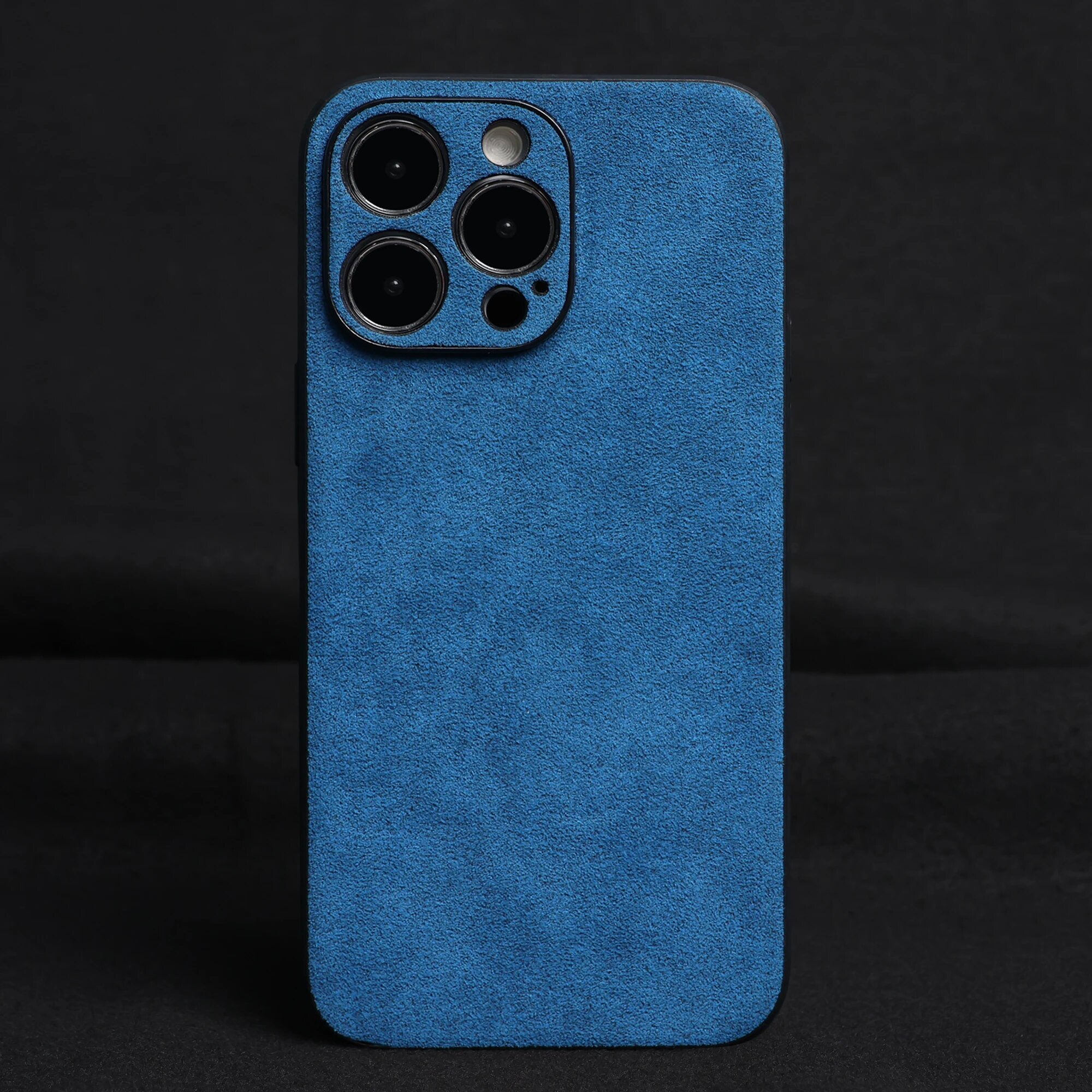 Чехол ALCANTARA для iPhone 17 Pro Max 16 15 14 13: Роскошный Синий, Для iPhone 16, небесно-голубой