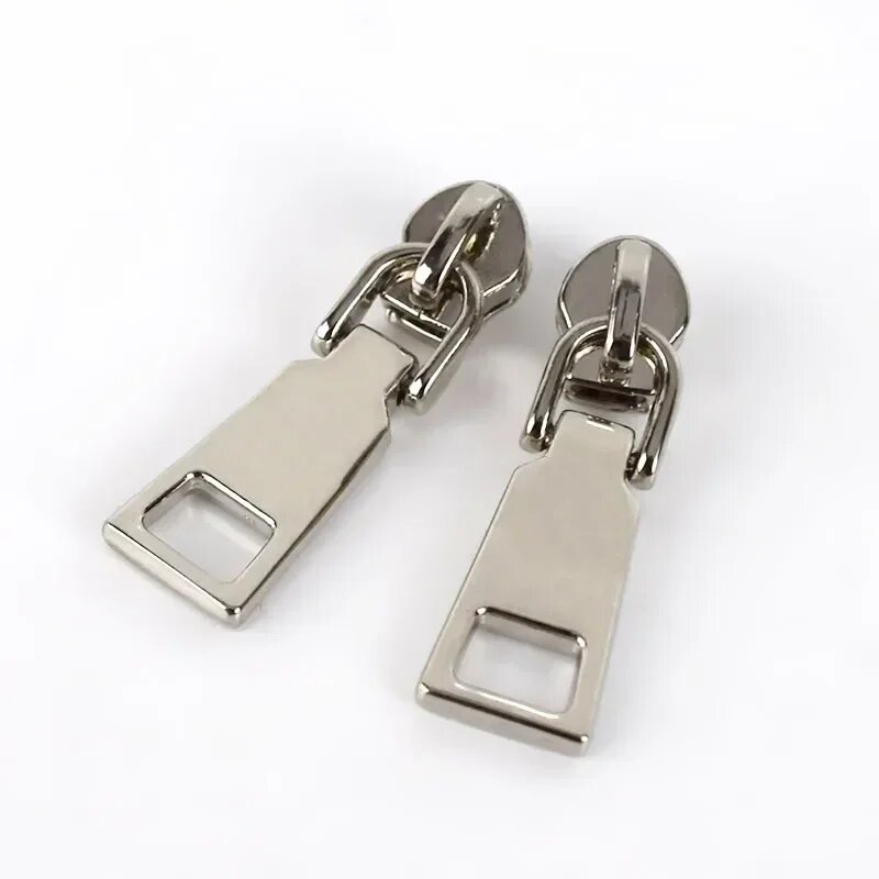 Защелки для молний Meetee 3#, набор из 10/30 штук G6-3-Silver, 10Pcs