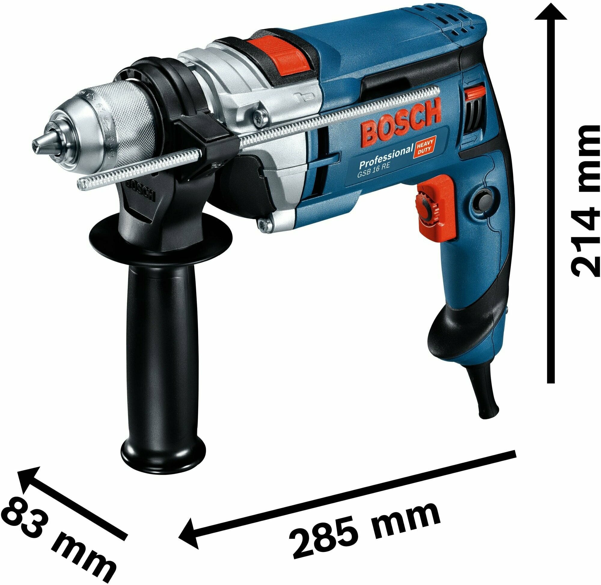 Дрель BOSCH GSB 16 RE БЗП 060114E600