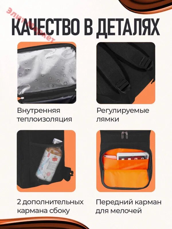 Терморюкзак термосумка с хладоэлементом в подарок