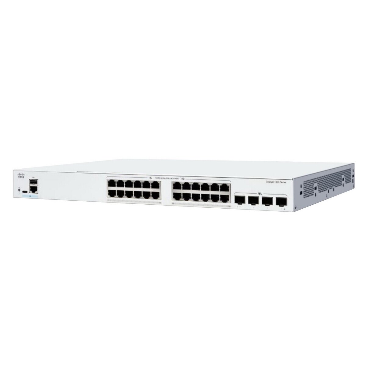 Коммутатор CISCO C1300-24T-4X, L3, 128 Гбит/с, управляемый (C1300-24T-4X)
