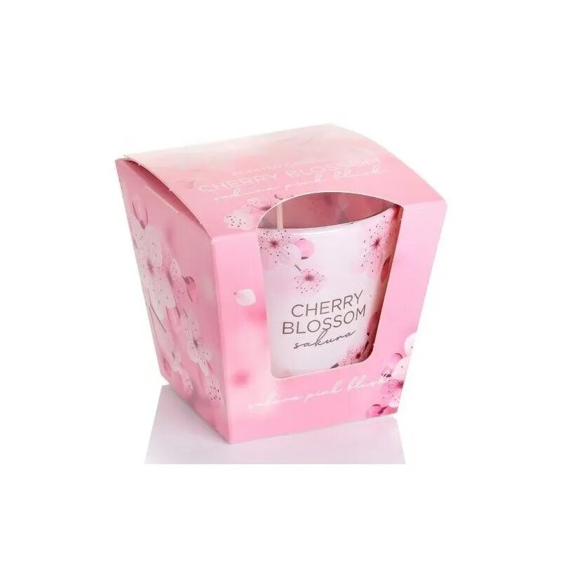BARTEK Арома-свеча "Cherry Blossom" SAKURA PINK BLUSH 115g