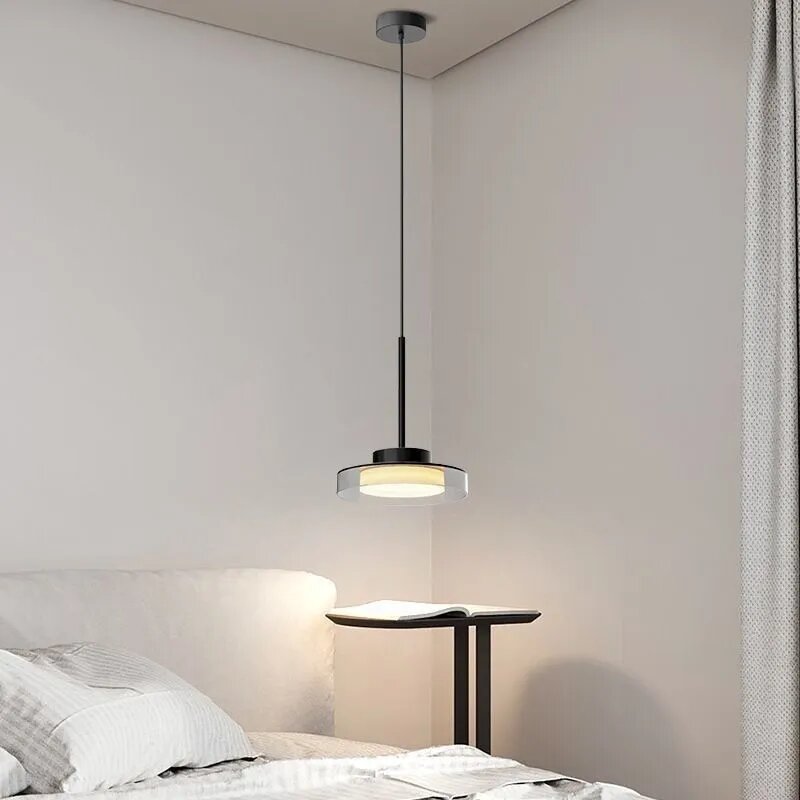 Люстра LED 8 Вт, 3000K, 200x200x100 мм, белый, зеркальный, черный, Китай — фото 1