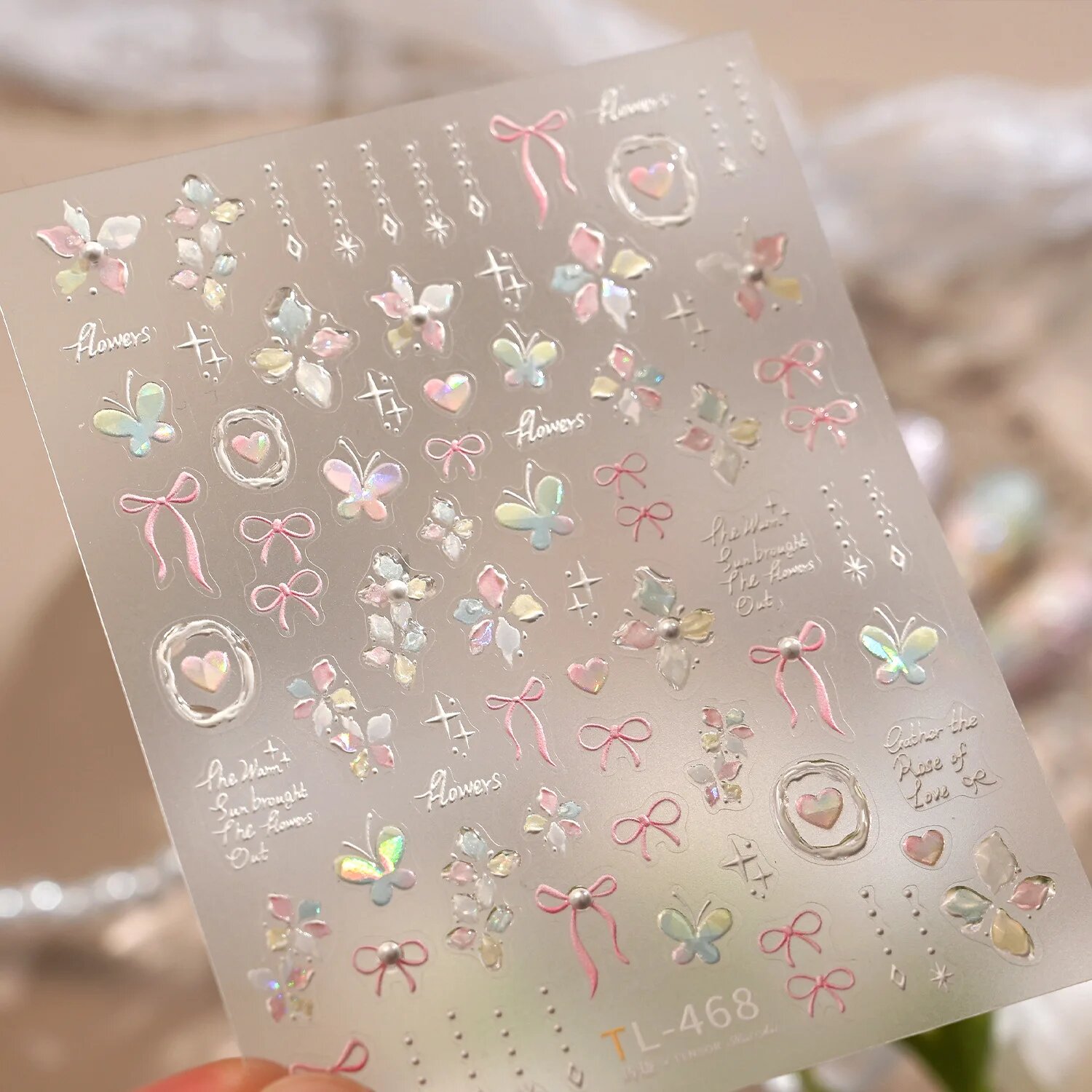 Наклейки для ногтей NAILFYOU 5D Цвет: TL-468