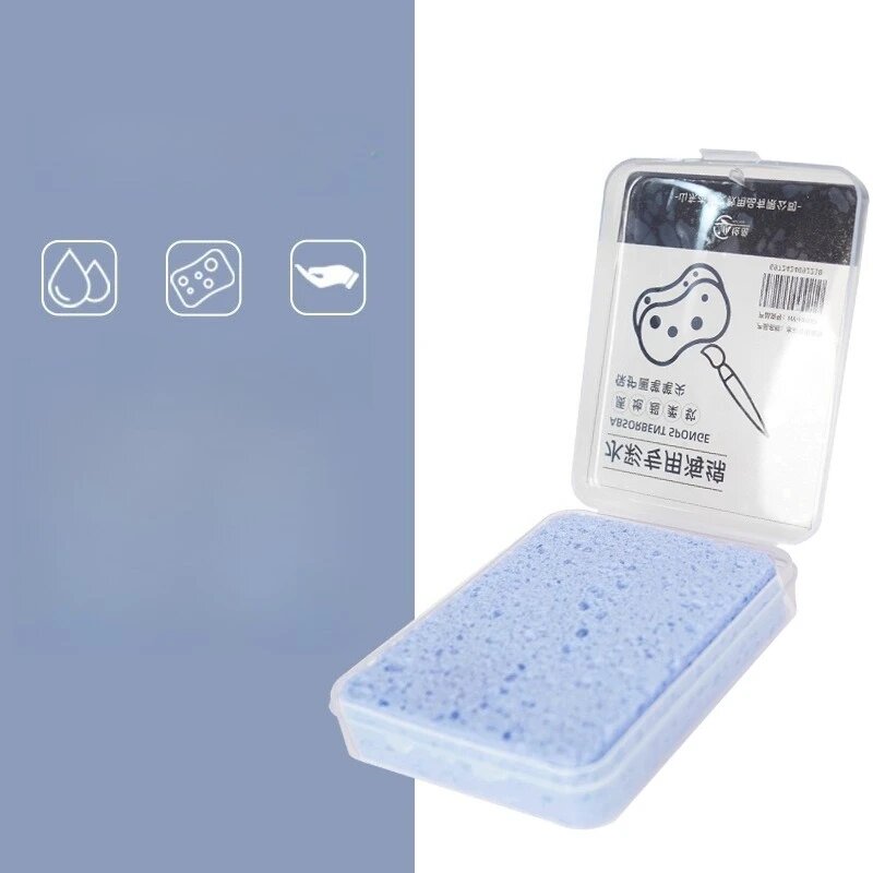 Волшебная губка для акриловой живописи Blue 1pc