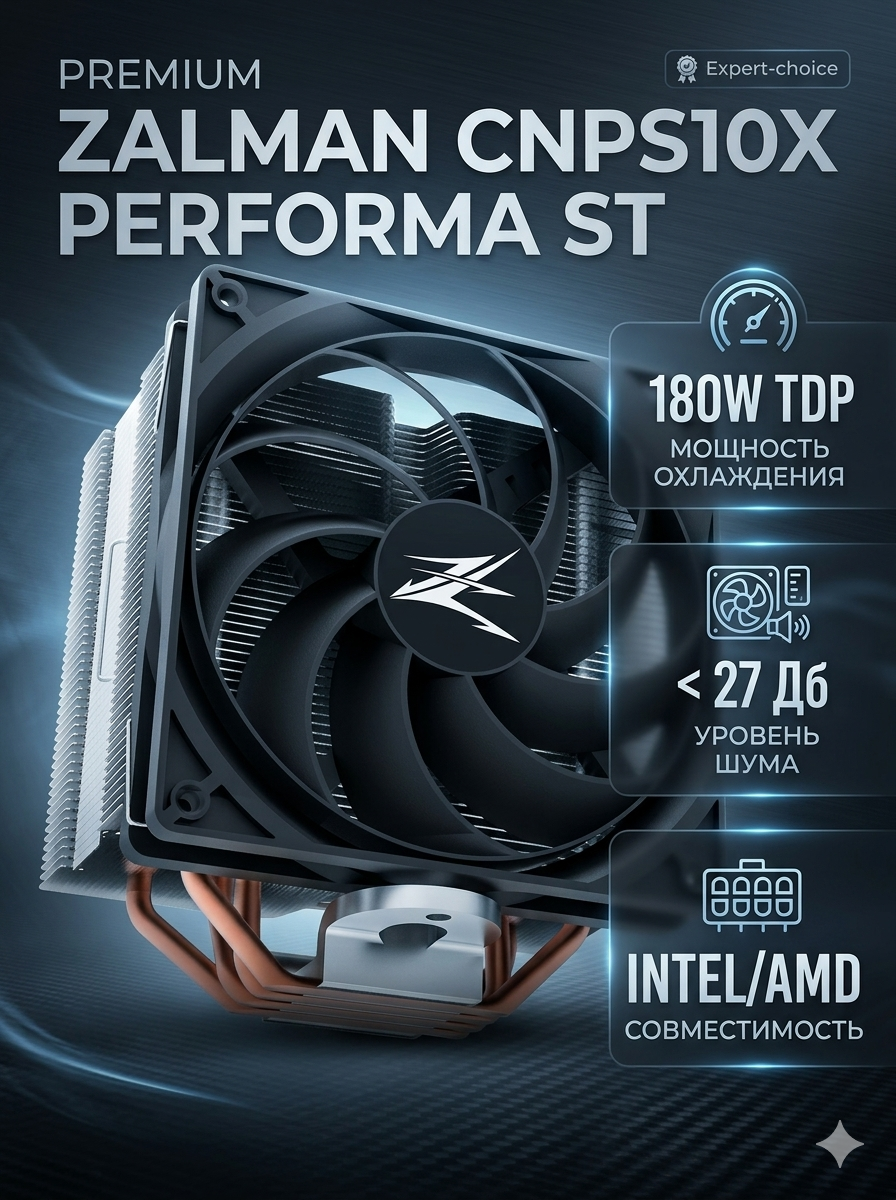 Кулер для процессора Zalman CNPS10X Performa ST