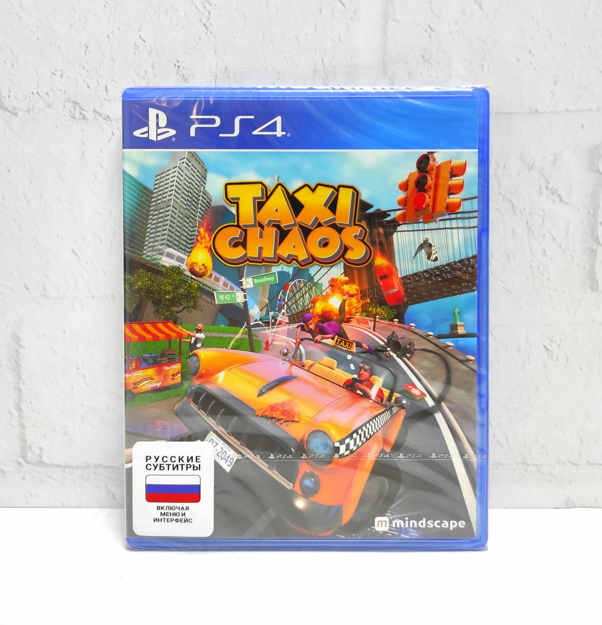 Taxi Chaos Русские субтитры CUSA 20140 Видеоигра на диске PS4 / PS5