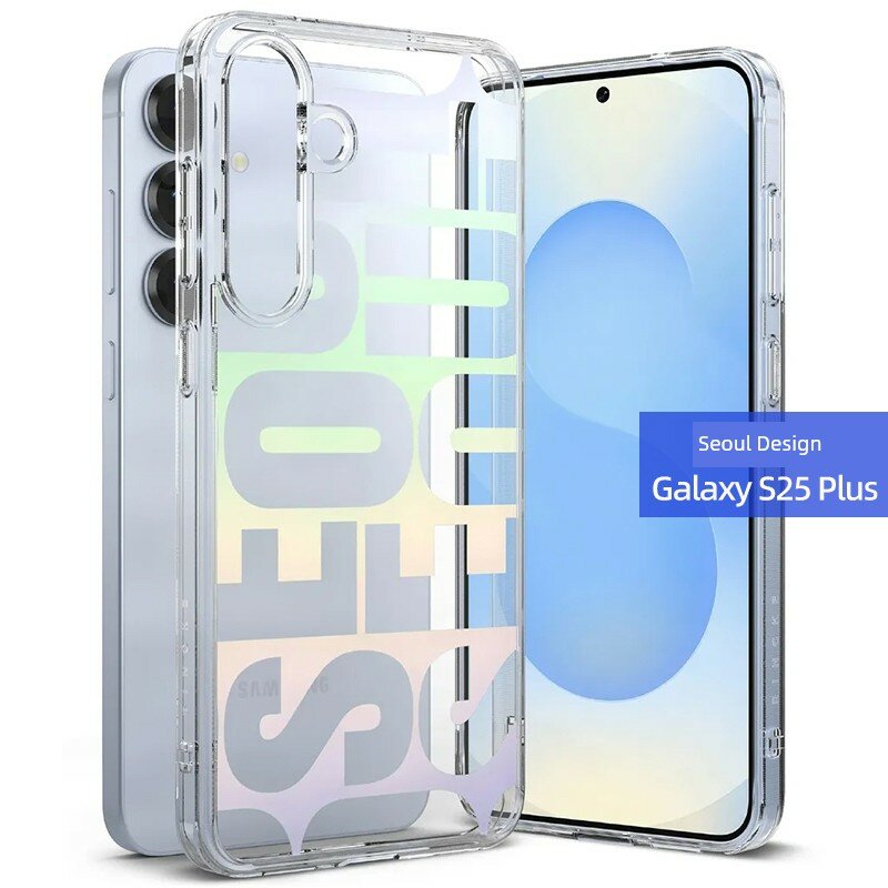 Ringke S25 Plus Защитный чехол для телефона с дизайном Сеула, белый цвет, премиум качество