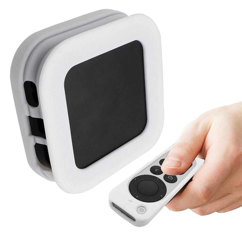 Белый силиконовый чехол для Apple TV 4K 2022