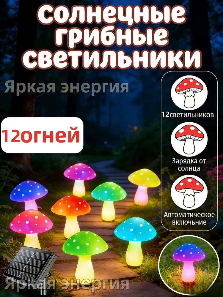Уличный светильник, 1.2W, количество ламп:12шт