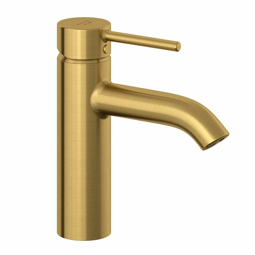 Смеситель для раковины, брашированное золото KLUDI BOZZ 38288N076