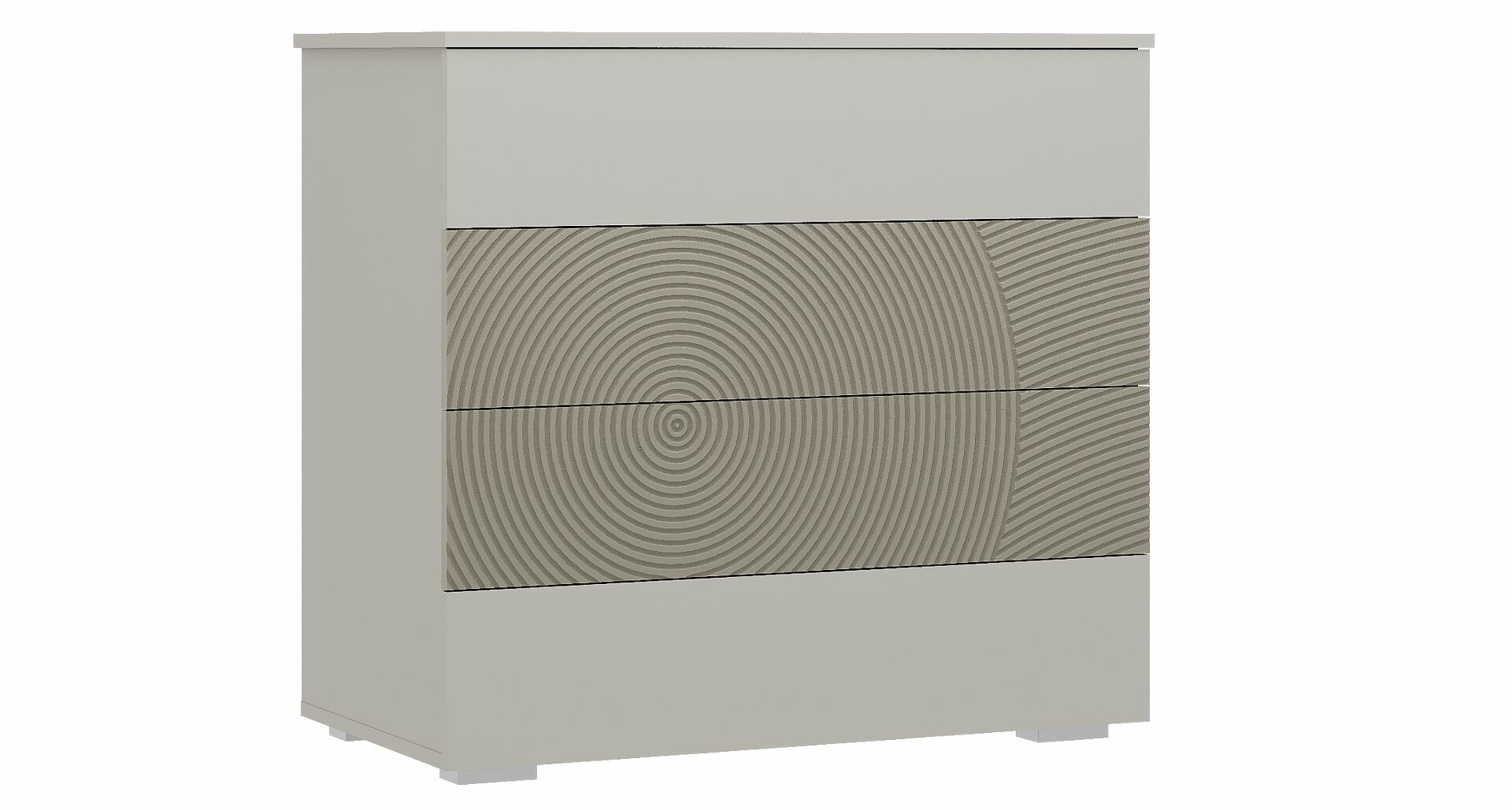 Комод Атлантис КМ-001, цвет (Кашемир/матовая Флан), материал МДФ